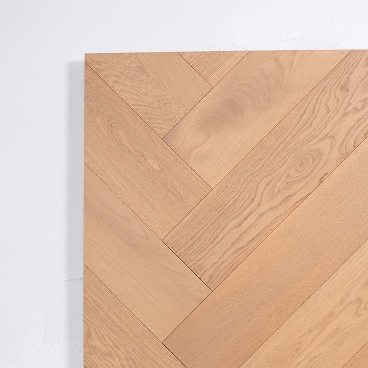Light Neutral Engineered Timber Herringbone 15.3mm